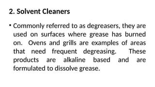 (5) Chemicals used in cleaning and sanitizing kitchen tools.pptx