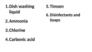 (5) Chemicals used in cleaning and sanitizing kitchen tools.pptx