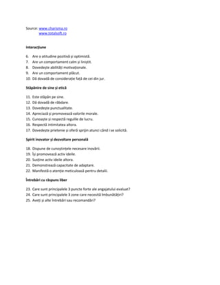 5 chestionar test evaluare 360 | DOCX