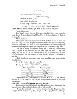 Phức chất - Hóa học ( sưu tầm ) | PDF