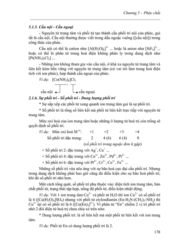 Phức chất - Hóa học ( sưu tầm ) | PDF