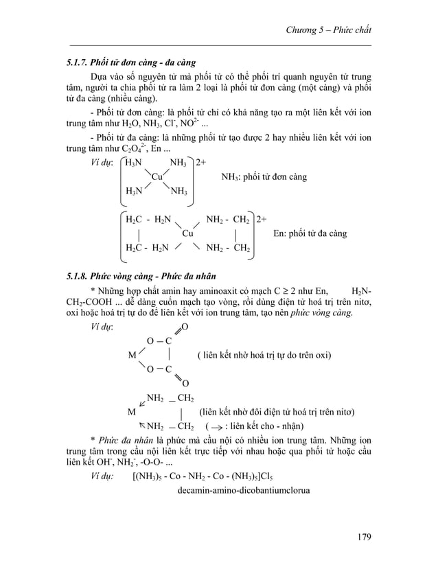 Phức chất - Hóa học ( sưu tầm ) | PDF