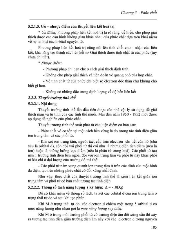 Phức chất - Hóa học ( sưu tầm ) | PDF