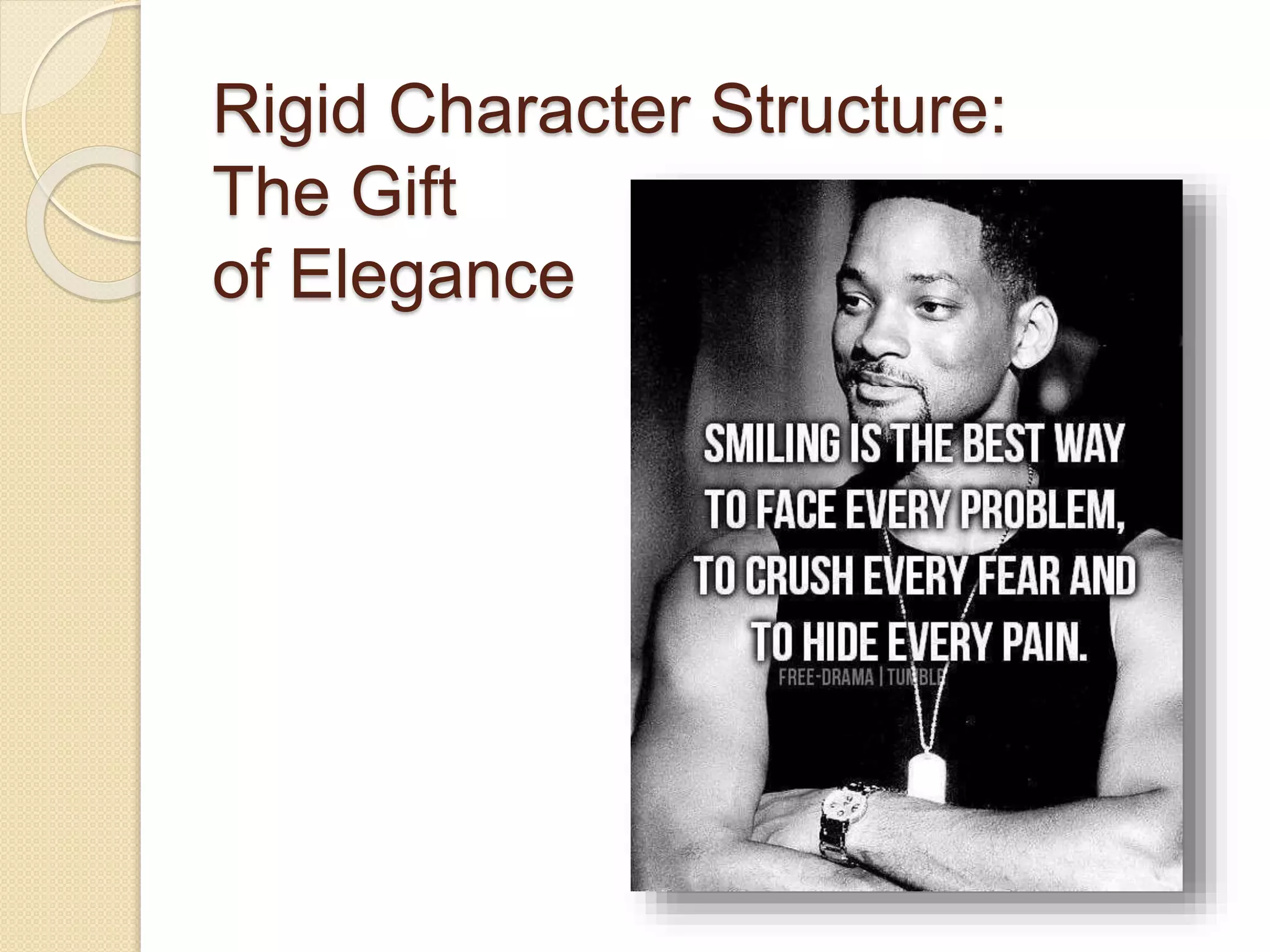 The Five Major Character Structures | PPSX