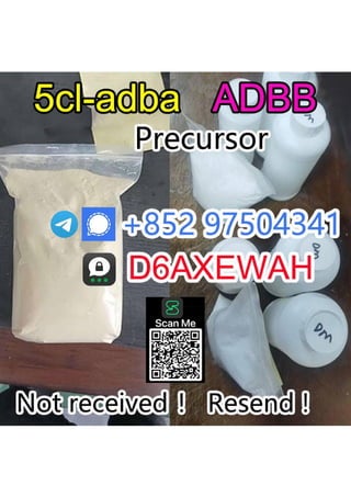 5cladba precursor powder 5cl adbb powder Telegram +85297504341 | PDF