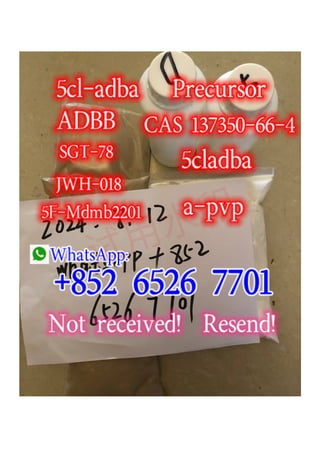 5F-ADB ADBB 5cladb precursor A-PVP 5cl rwa materials .pdf