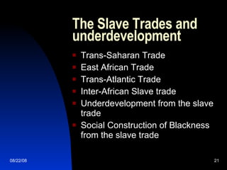 5 Class#7 Pre Colonial Indigenous Development, Underdevelopment From | PPT