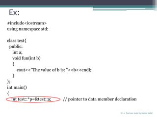 classes and objects in C++ | PPT