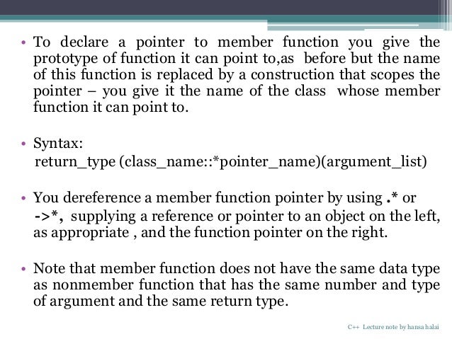 Classes And Objects In C