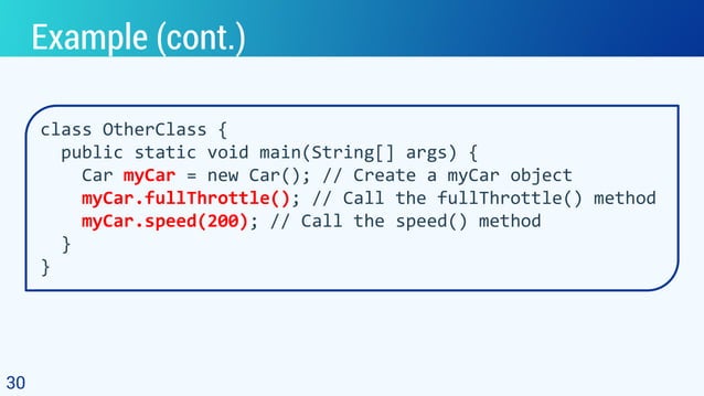 Object Oriented Programming - 5. Class & Object | PPT