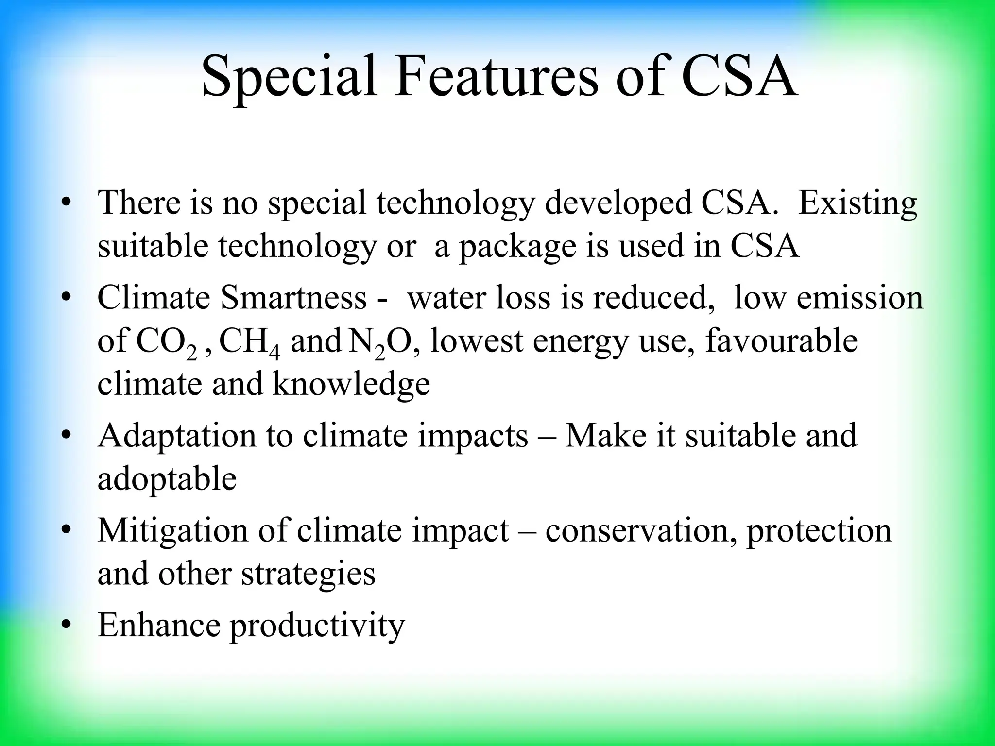 5 Climate Smart Agriculture for training of trainers | PDF