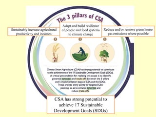 5 Climate Smart Agriculture for training of trainers | PDF