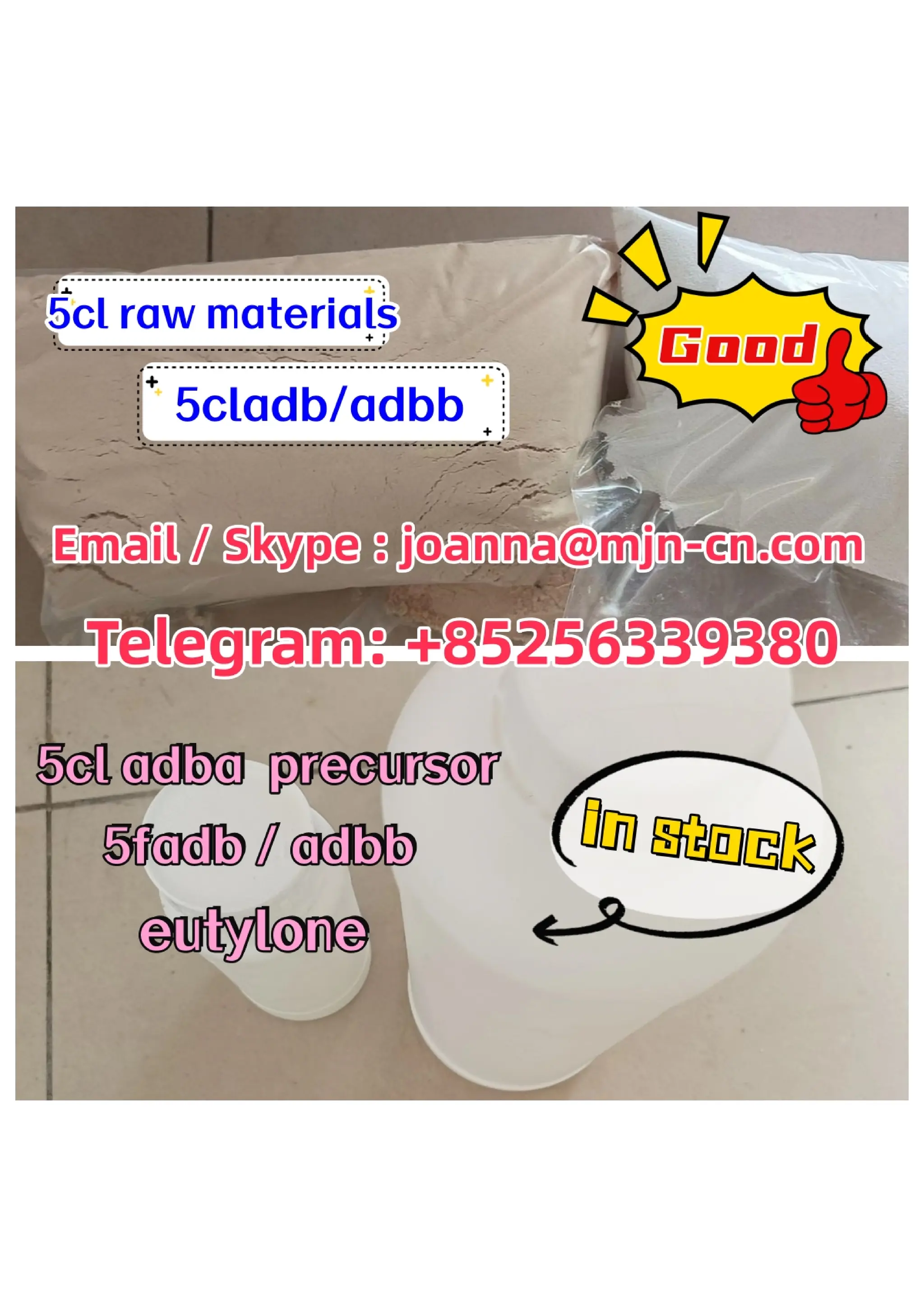 Strong 5cladba raw materials 5CL-ADB precursor powder supplier | PDF