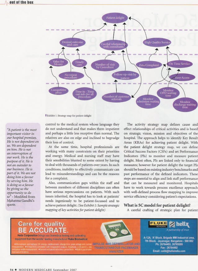 5 C Model For Patient Delight | PDF