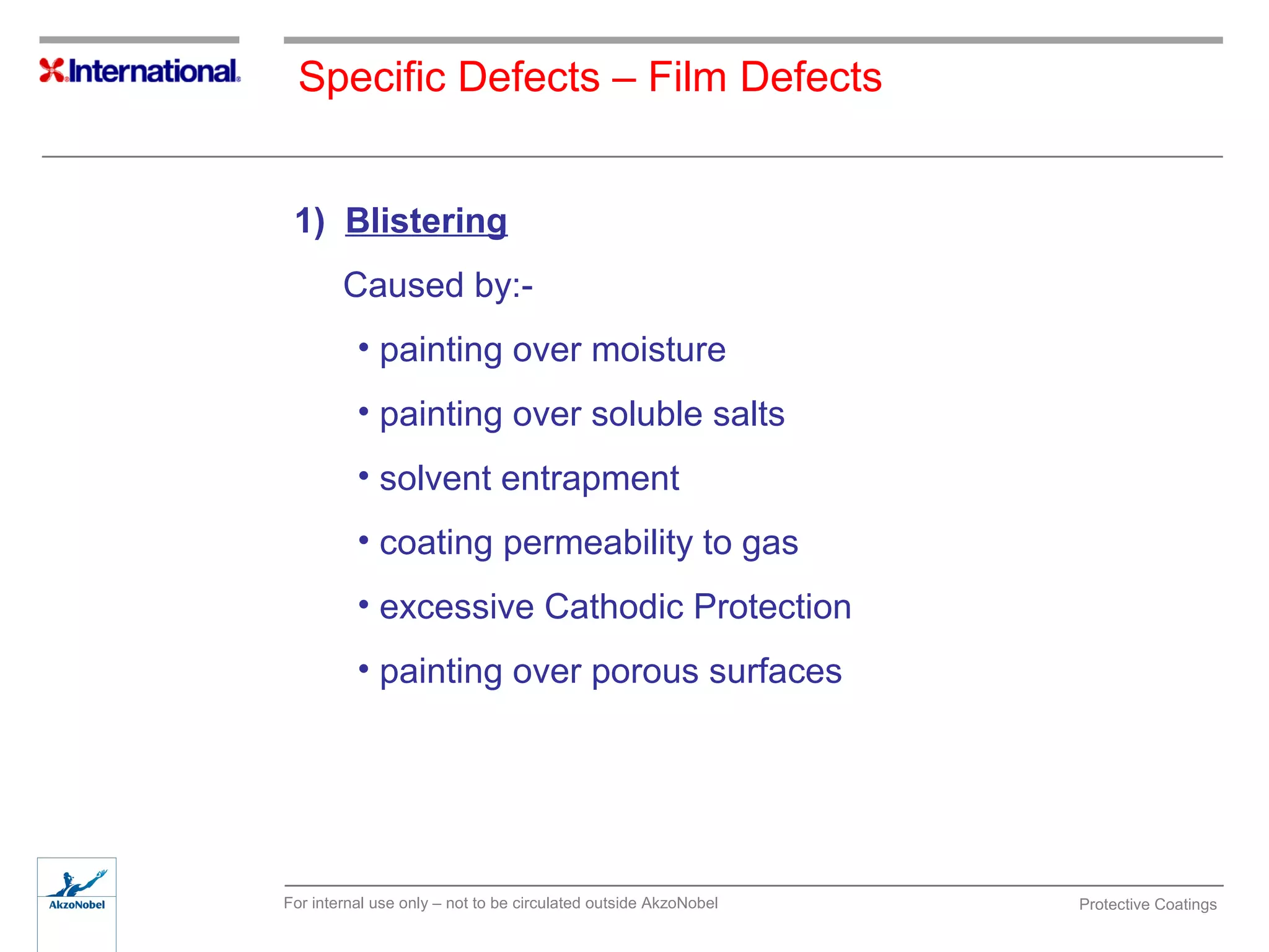 coating defects | PPT