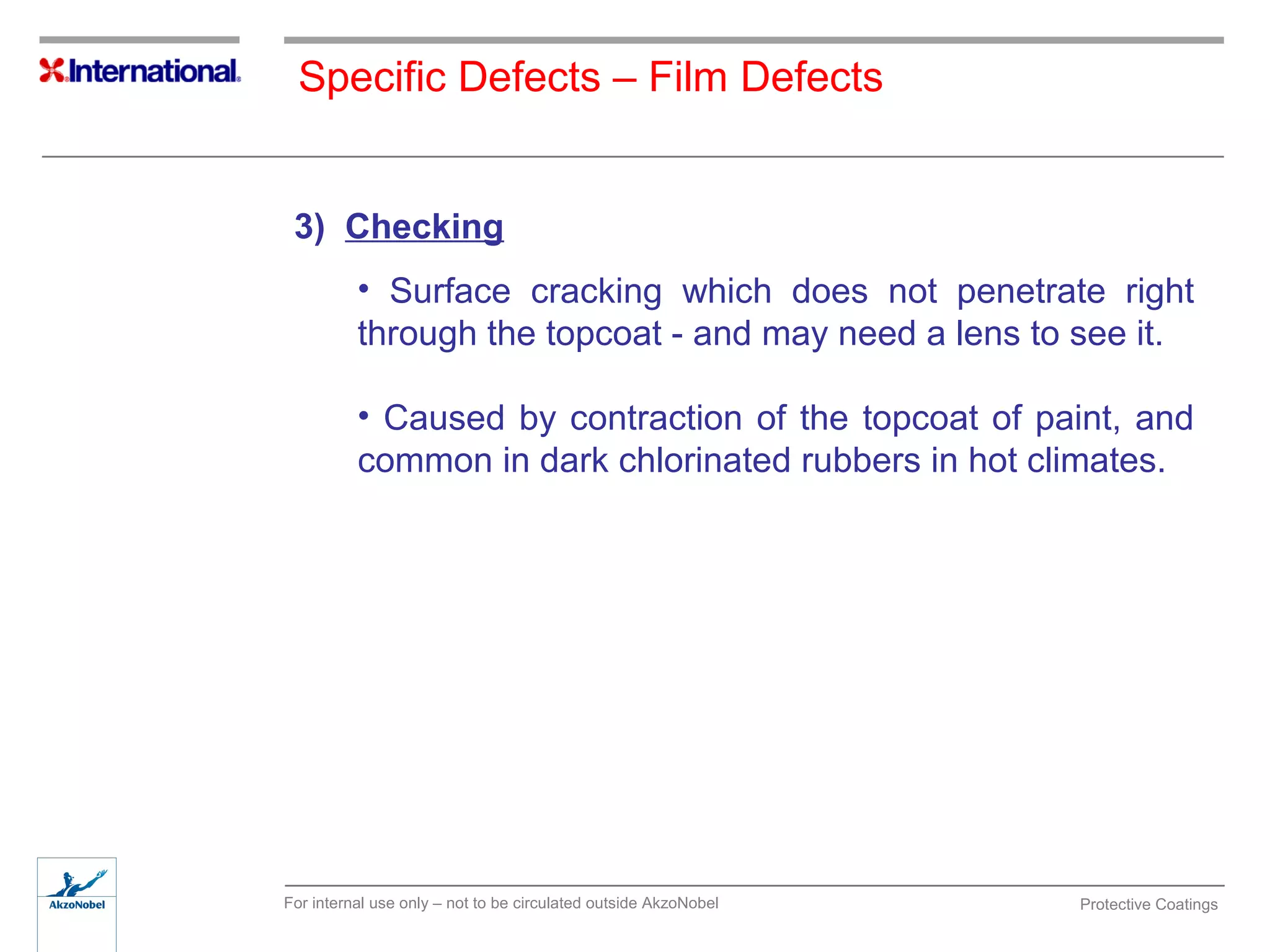 coating defects | PPT