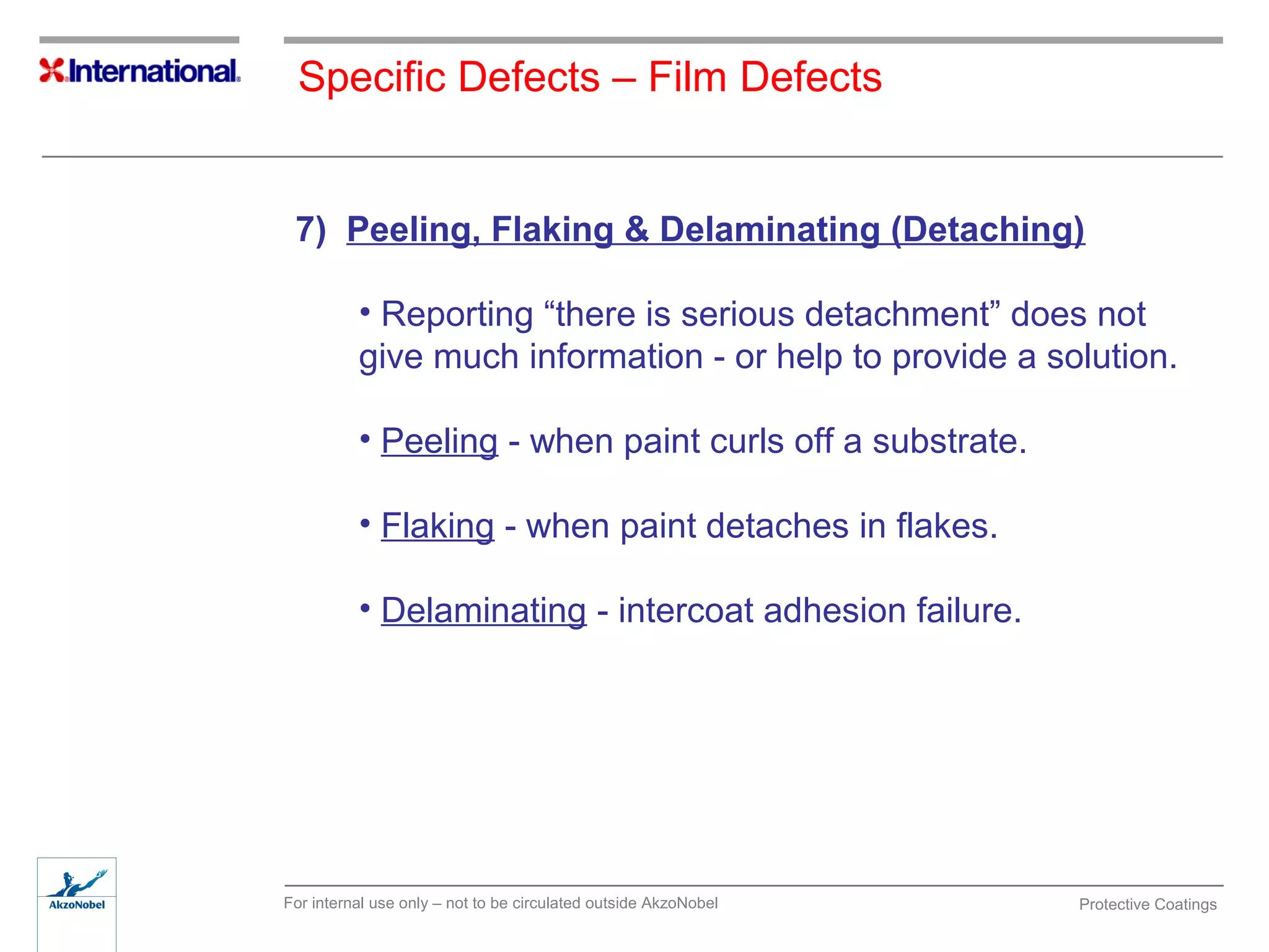 coating defects | PPT