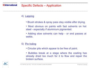 coating defects | PPT