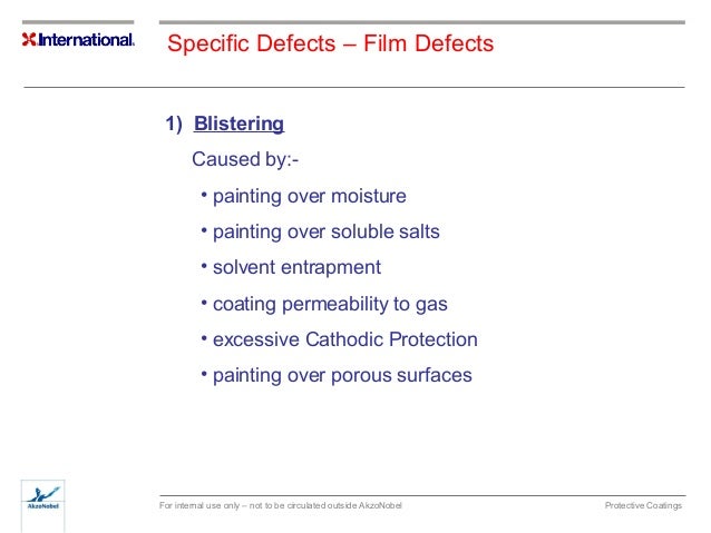 coating defects