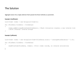 5 Coding Hacks to Reduce GC Overhead | PDF