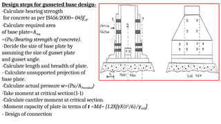5_Column bases,Introduction,Difeerance between slab base and Gusseted ...