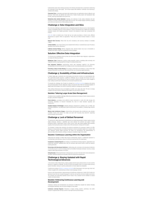 5 Common Data Science Challenges and Effective Solutions.pdf | Databases | Computer Software and ...