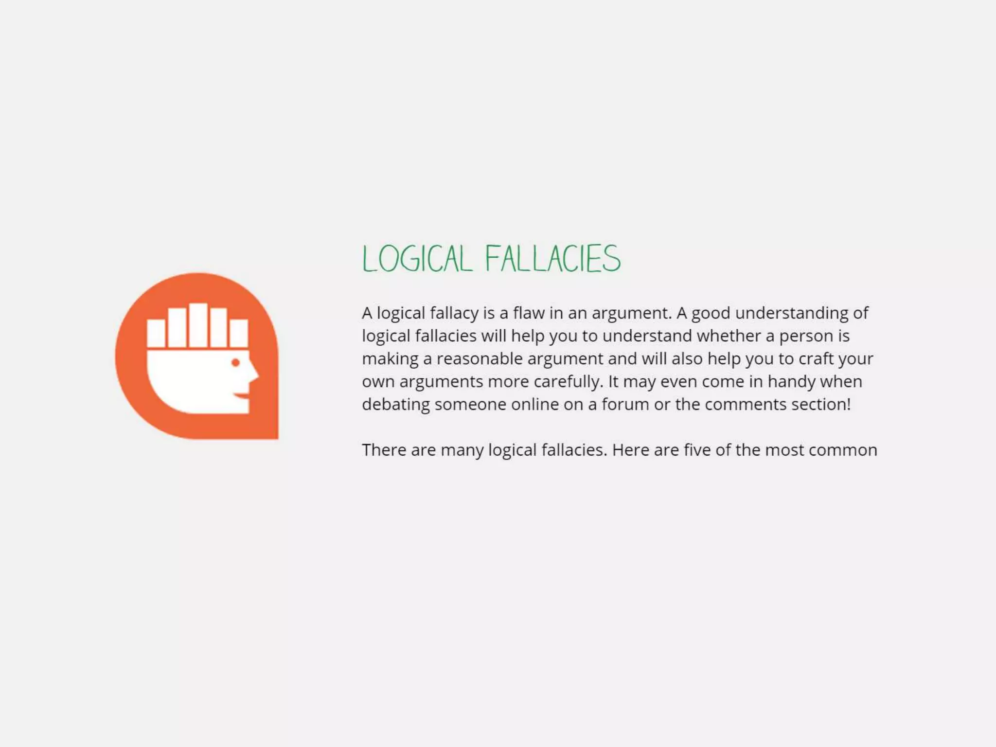5 common logical_fallacies | PPTX | Science