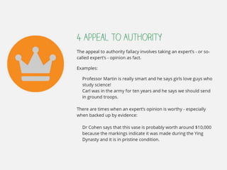 5 common logical_fallacies | PPTX | Science