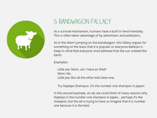 5 common logical_fallacies | PPTX | Science