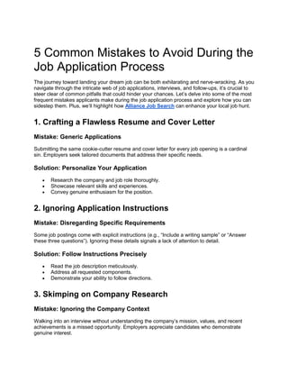 5 Common Mistakes to Avoid During the Job Application Process.pdf