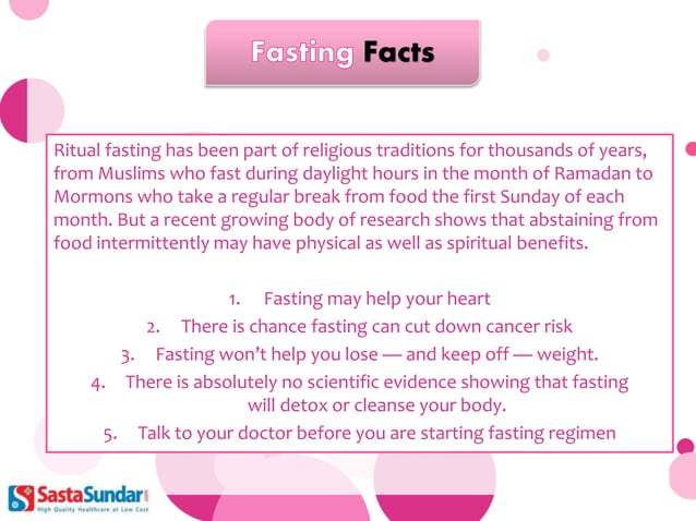 5 Common Myths About Fasting | PPT