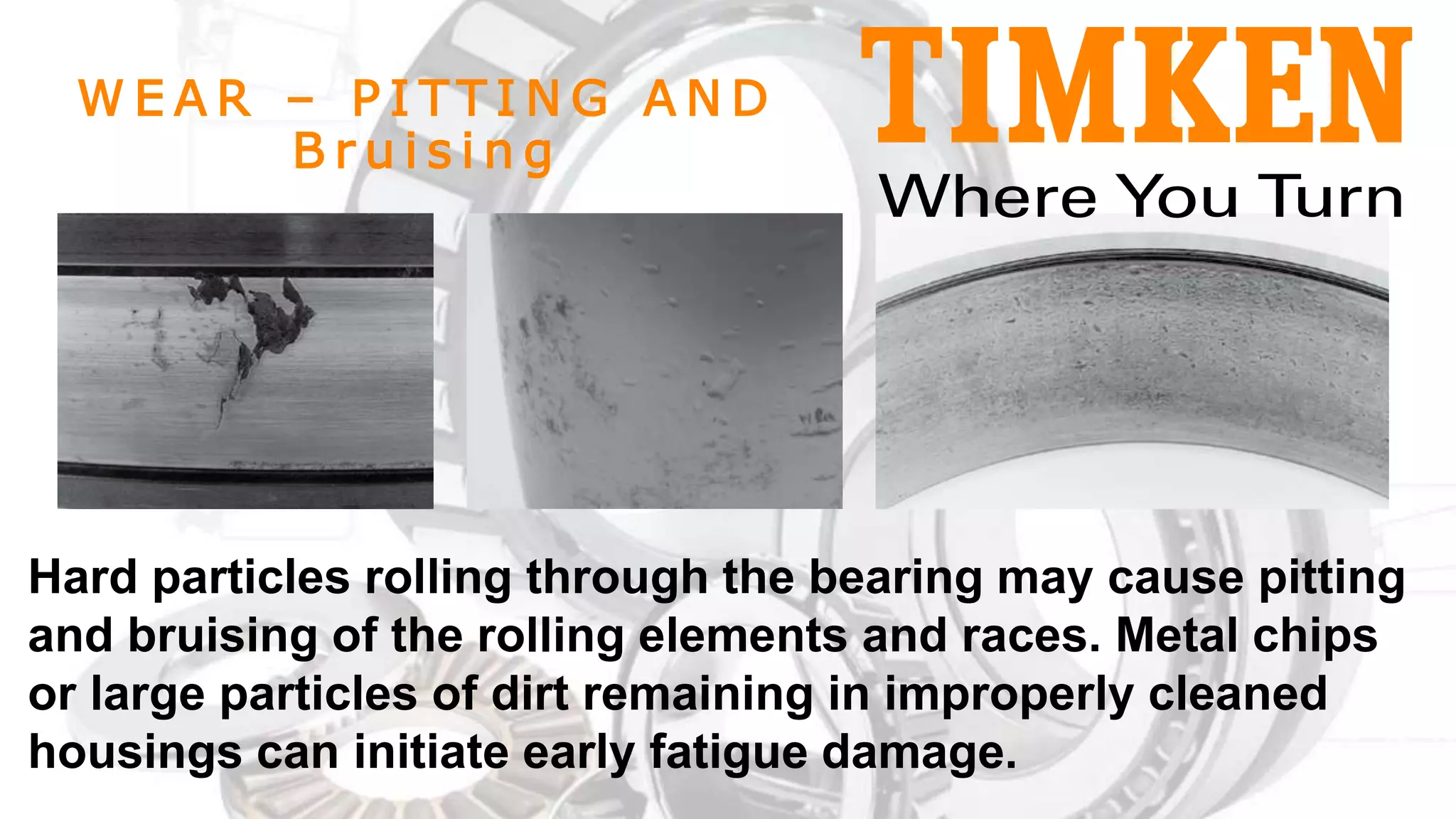 5 common types of bearing damage | PPTX