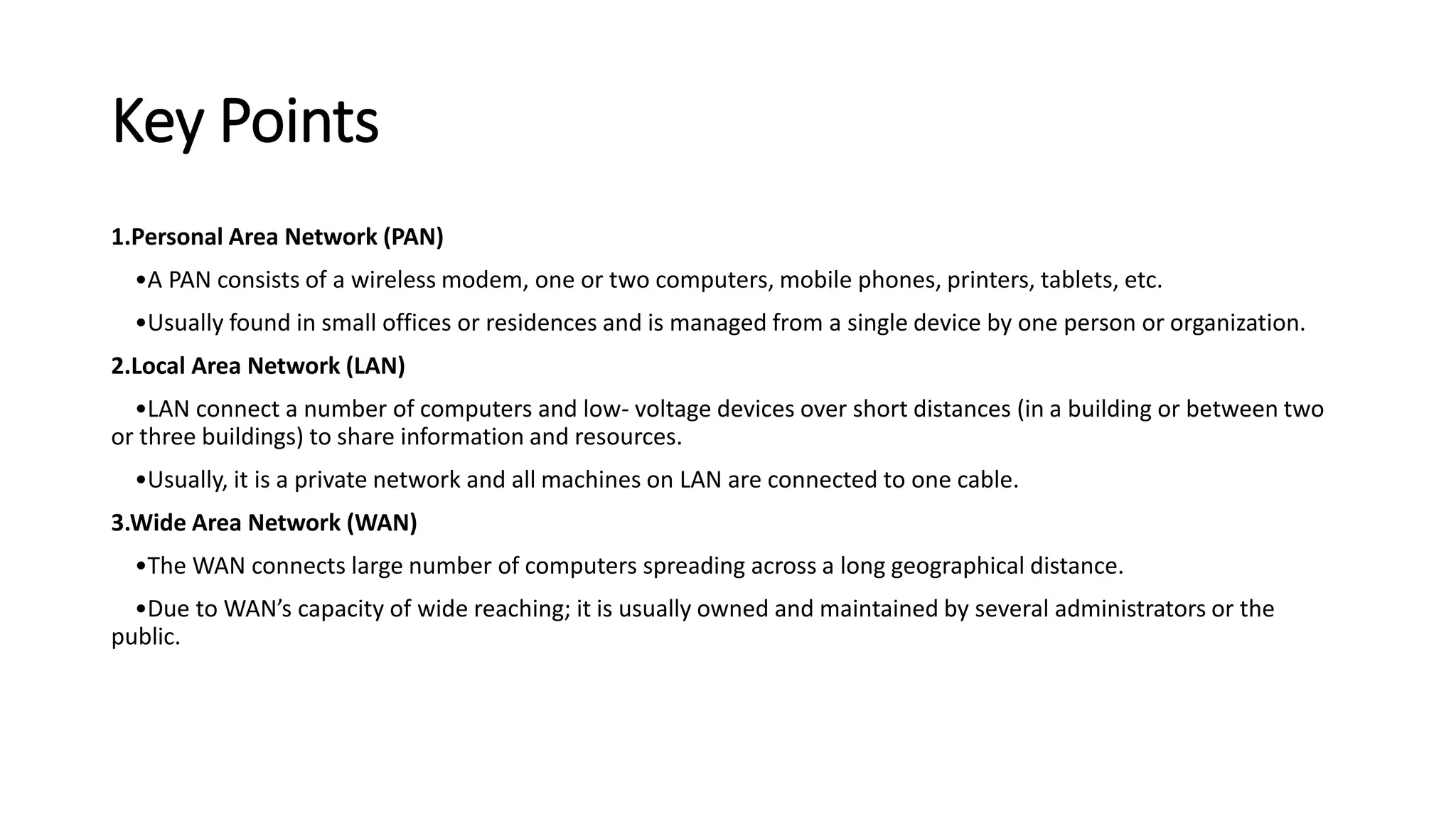 5 common types of computer networking | PPT