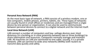 5 common types of computer networking | PPT