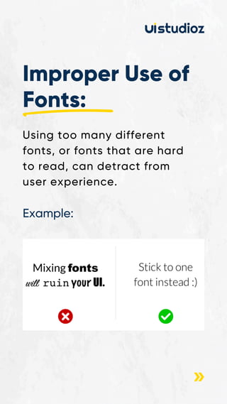 Avoid these common UI/UX design mistakes | PDF