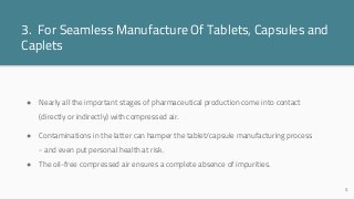 5 Common Uses of Air Compressors in The Pharmaceutical Industry | PPT