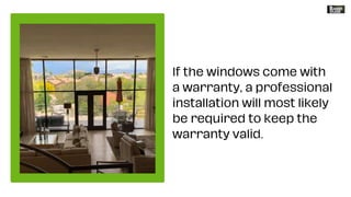 5 Common Window Buying Mistakes - Mesa Glass Repair | PPT
