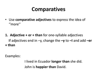 Comparatives and Equatives | PPTX