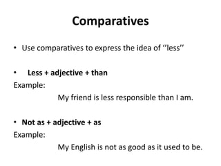 Comparatives and Equatives | PPTX