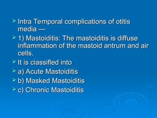 5 Complications of Otitis Media.ppt presentation | PPT