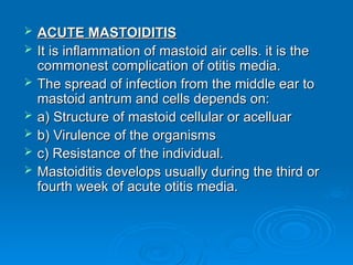 5 Complications of Otitis Media.ppt presentation | PPT