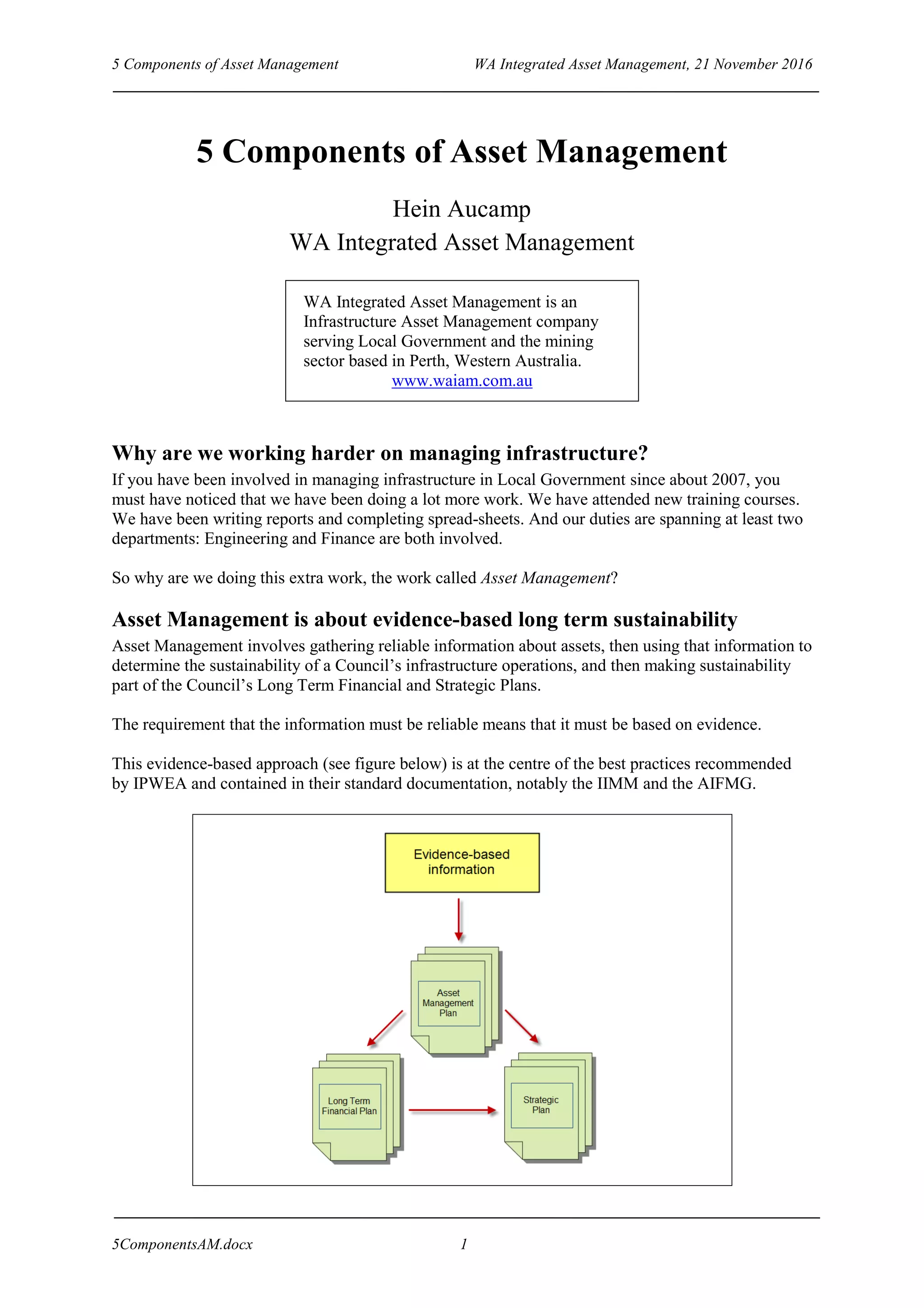 5 Components of Asset Management | PDF