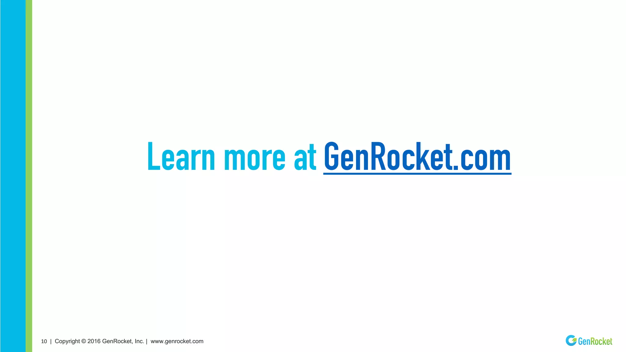 5 Key Components of Genrocket | PDF