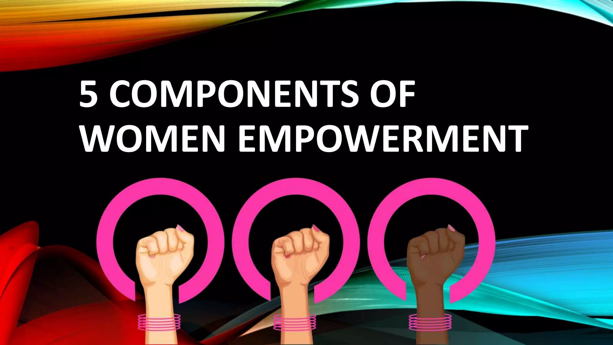 5 components of women empowerment | PPTX