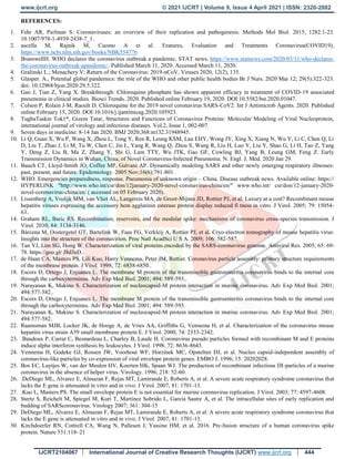 NOVEL THERAPEUTIC DRUG APPROACHES FOR COVID-19 | PDF