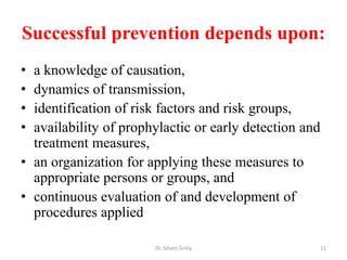 5 concepts of control and prevention community medicine | PPTX