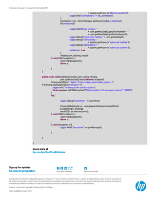 Concepts of NonStop SQL/MX: Part 5 - Stored Procedures | PDF