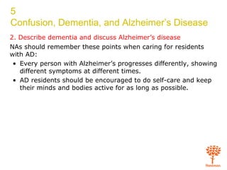 Confusion, dementia, and Alzheimer's disease | PPT