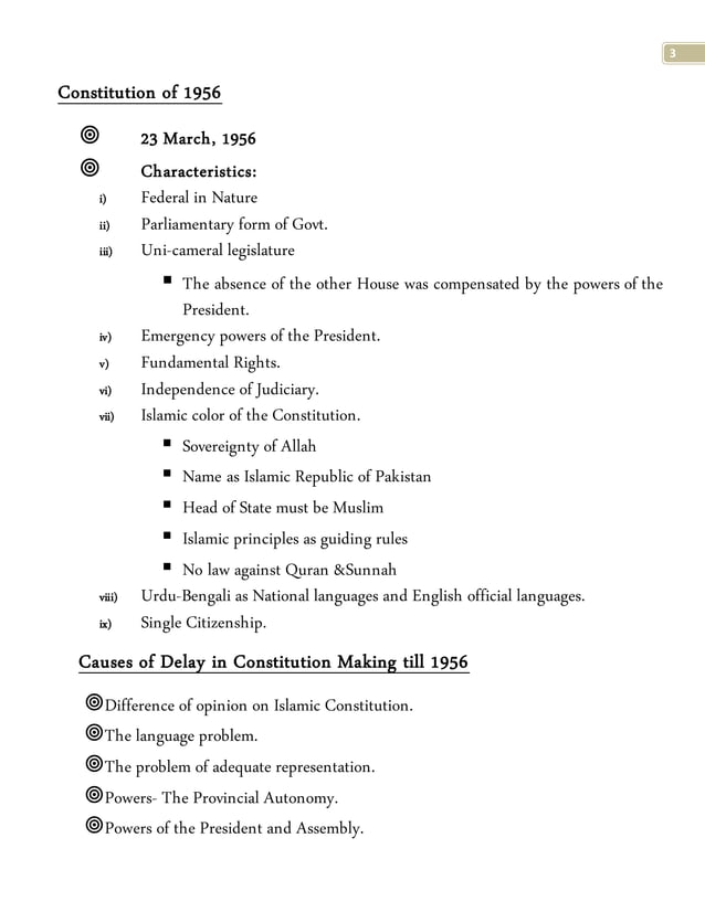 5 constitutional development in pakistan 1947 58 | DOCX | Islam ...
