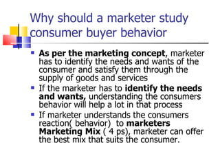 Introduction to Consumer Behavior | PPT